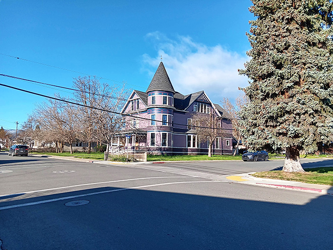 Victorian charm meets small-town practicality in this architectural stunner – the kind of house that costs less than a San Francisco parking space.