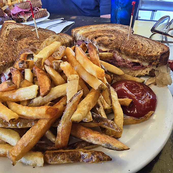 The Reuben and fries combo that's caused more "just one more bite" promises to be broken than any dish in Florida.