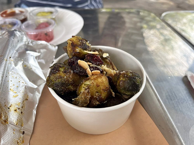 Brussels sprouts that could convert vegetable skeptics. These aren't the boiled nightmares from your childhood—they're crispy, nutty flavor bombs.
