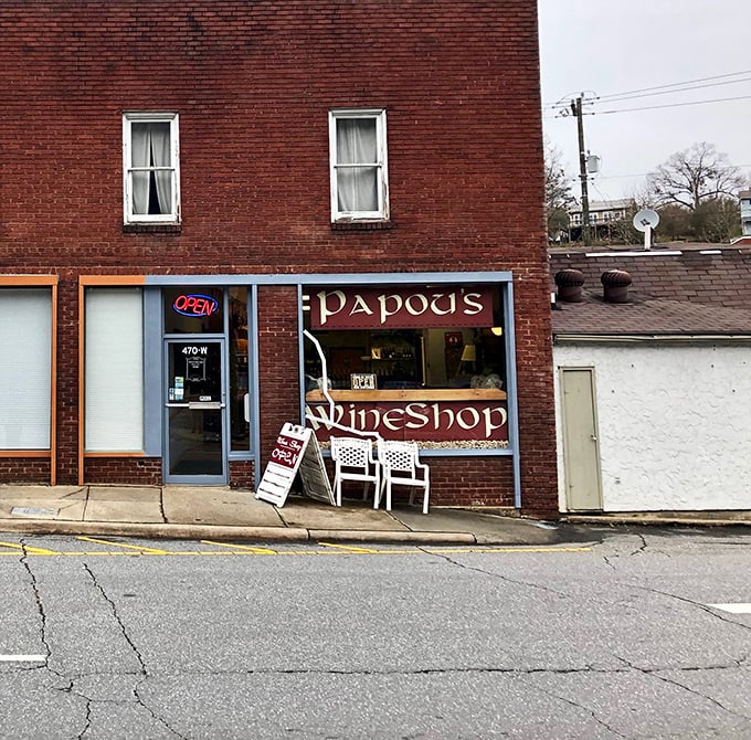 Papou's Wine Shop embodies the unexpected charm of Sylva—a touch of Mediterranean spirit nestled in the North Carolina mountains.