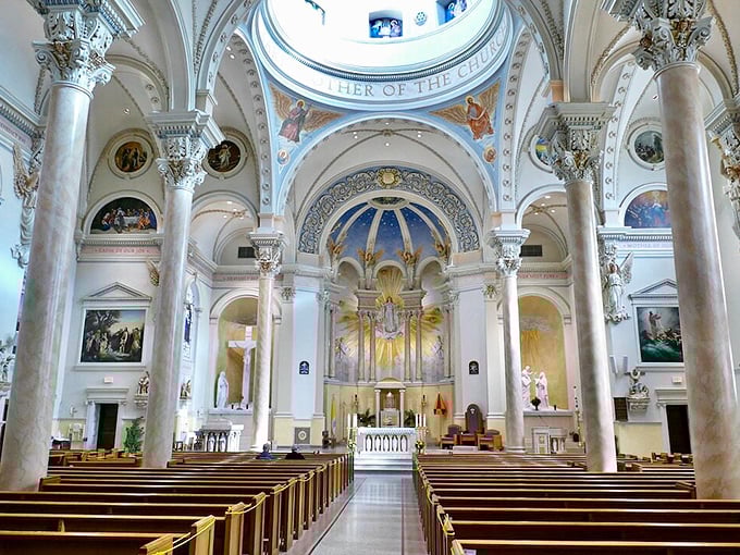 Cathedral interiors that inspire awe and make you wonder why modern buildings lack such soul.