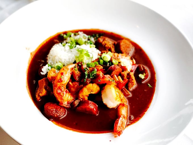 This gumbo doesn't just simmer, it tells stories—rich, complex tales of the sea with a spicy plot twist.