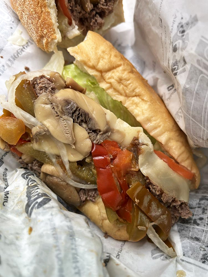 Layer upon layer of flavor—this loaded sandwich showcases why Jim's has mastered the art of building the perfect bite.