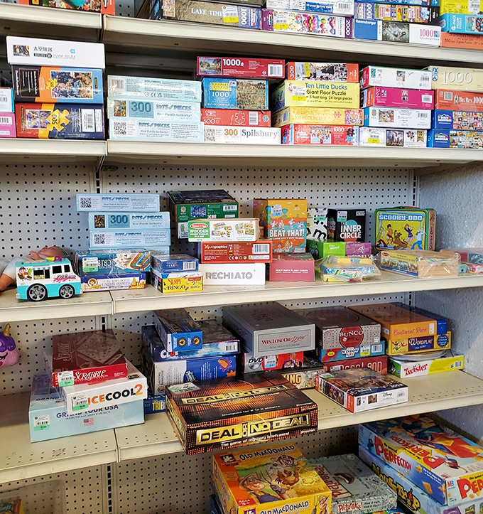 Board game bonanza! These boxes contain rainy day memories waiting to happen—and probably all their pieces, if you're feeling particularly lucky today.