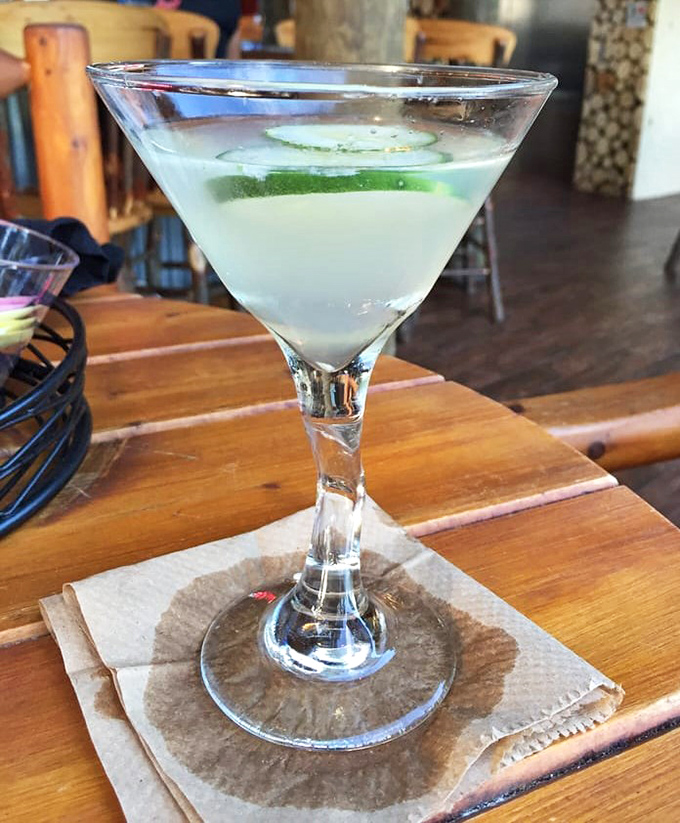 This isn't just a cucumber basil martini—it's summer in a glass, crisp and refreshing as a dip in the Atlantic.