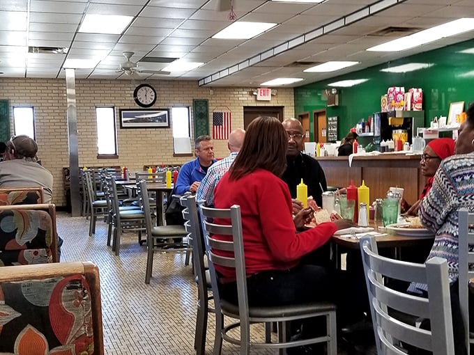 The true measure of a great diner: diverse customers sharing one common religion—the worship of honest, unpretentious food that delivers every time. 