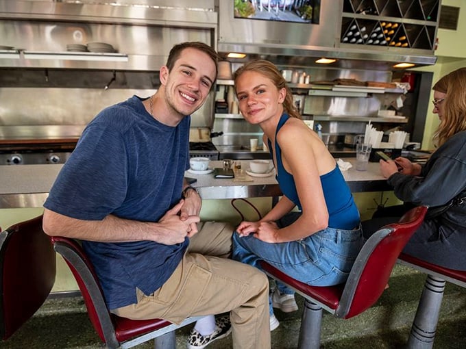 The counter seats aren't just the best spots in the house—they're front-row tickets to the culinary theater that is Howley's kitchen.