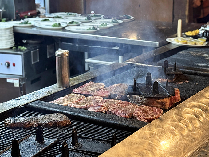 9. grilling areWhere the magic happens—steaks sizzling over open flame. Like watching Picasso paint, if Picasso worked exclusively in medium-rare masterpieces. 