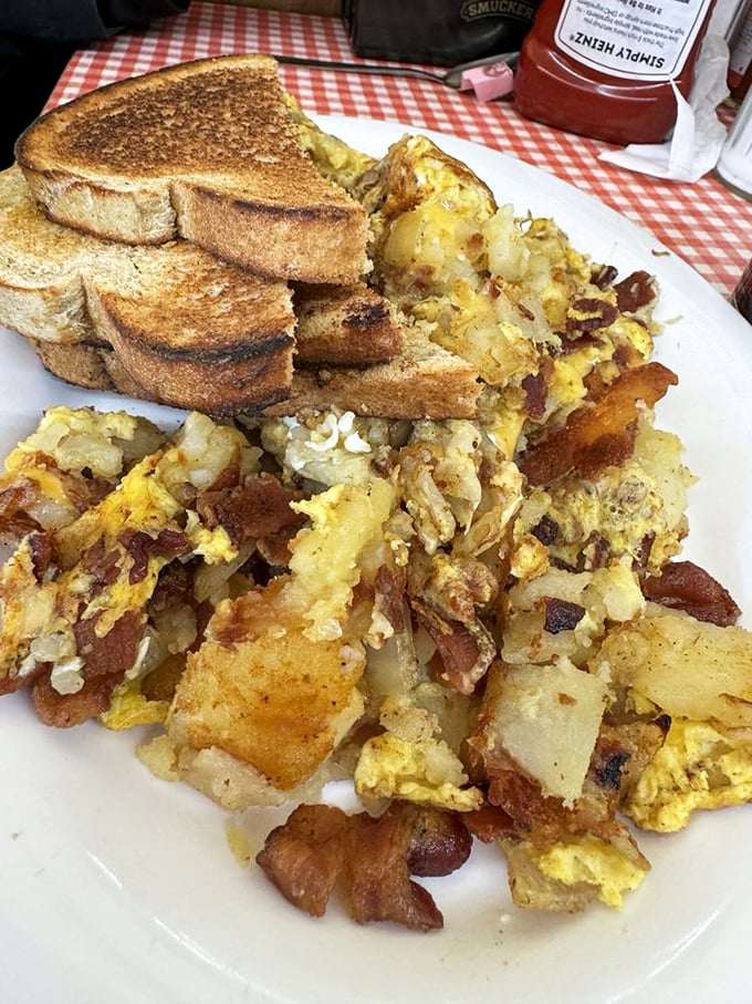 The breakfast scramble that turns ordinary mornings into something worth celebrating with every forkful.