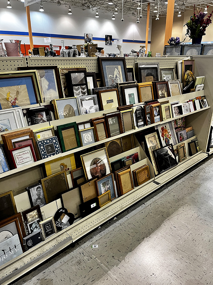 One person's forgotten wall art becomes another's perfect finishing touch – frame it and claim it!