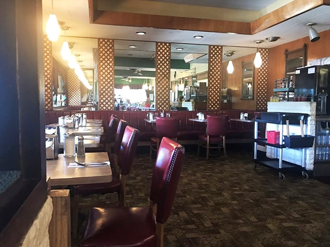 The dining room feels like the living room of Upper Arlington—where neighbors become friends and strangers don't stay strangers for long.