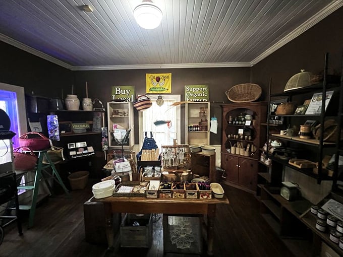 Vintage meets function in this carefully curated space. Every shelf, basket and jar tells a story of thoughtful sourcing and sustainable living.