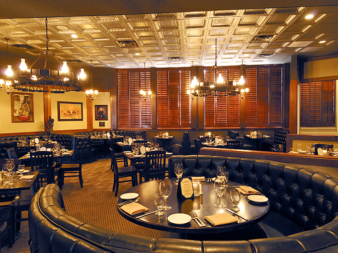 Another angle reveals the timeless elegance that makes every meal here feel like a special occasion.