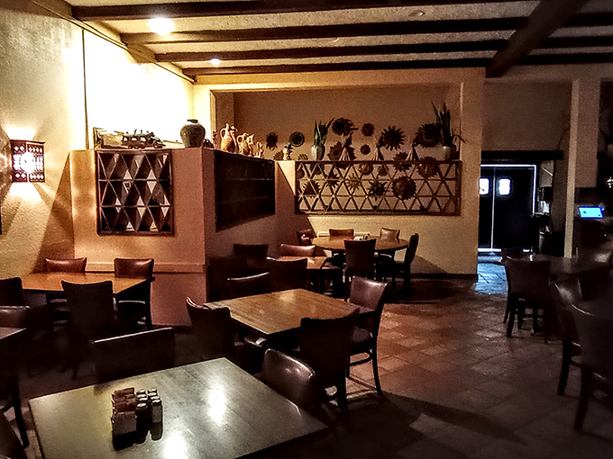 Even in the quieter corners of Matt's, the warm ambiance invites you to linger. Those wooden chairs have heard decades of "mmms" and "ahhs."