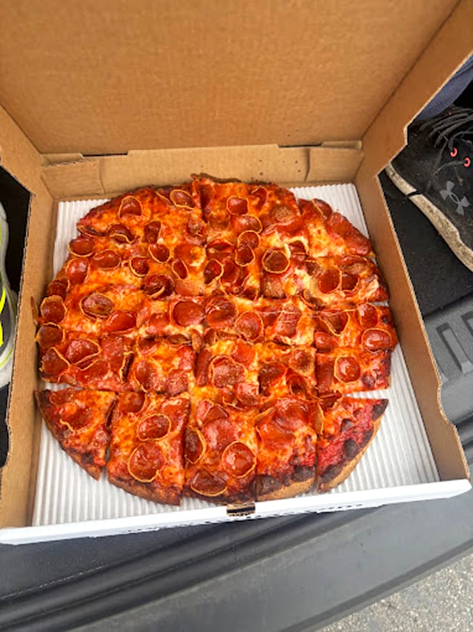 Pepperoni that curls into little cups of savory perfection – nature's way of holding more flavor for each heavenly bite.