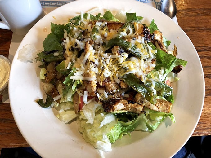 A salad that doesn't feel like punishment. Proof that "eating your greens" can be a choice rather than a chore.