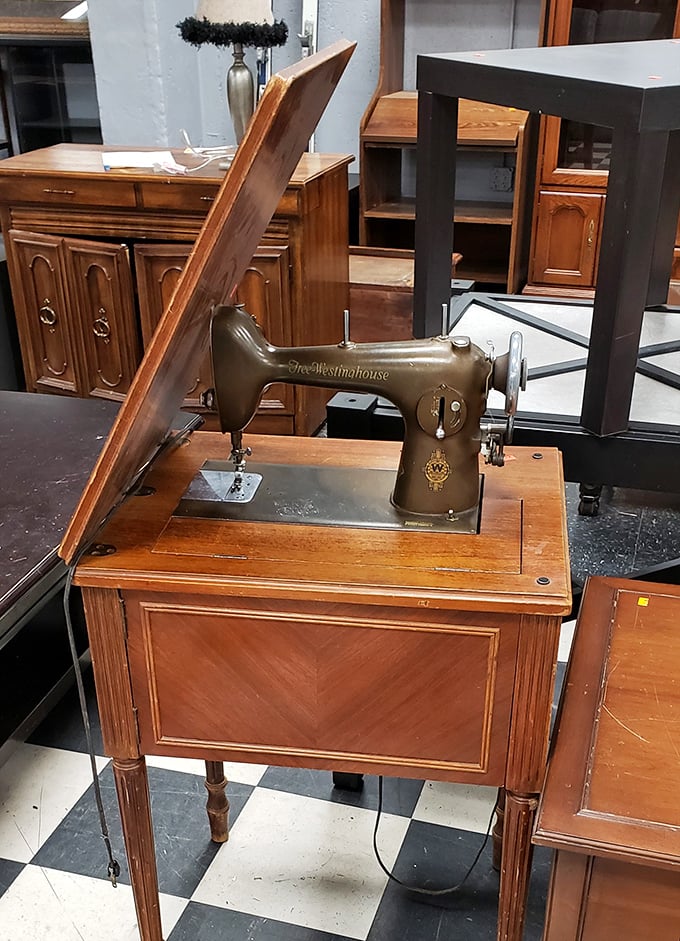 This Westinghouse sewing machine isn't just vintage—it's a mechanical time capsule from when "built to last" wasn't just marketing speak.