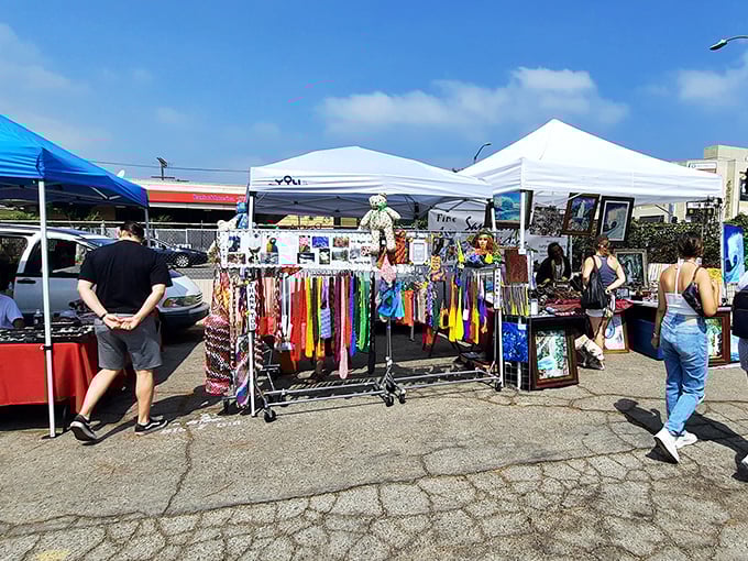 Colorful textiles and handcrafted goods create a rainbow of retail therapy – proof that shopping outdoors is good for the soul and dangerous for the wallet.