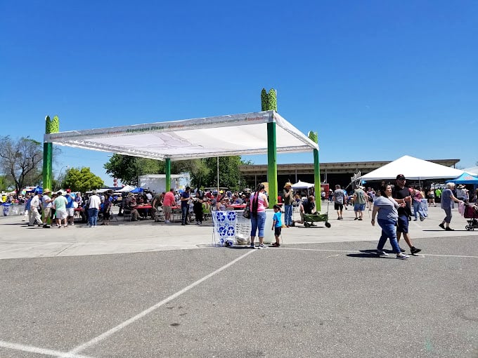 Stockton's fairground market spreads out like a shopping buffet – grab a cart and dig in!