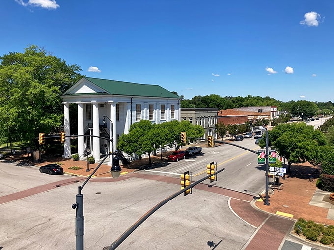 Sunny skies, tree-lined streets, and timeless charm—Cheraw’s historic district is full of beauty, history, and southern hospitality everywhere you look.