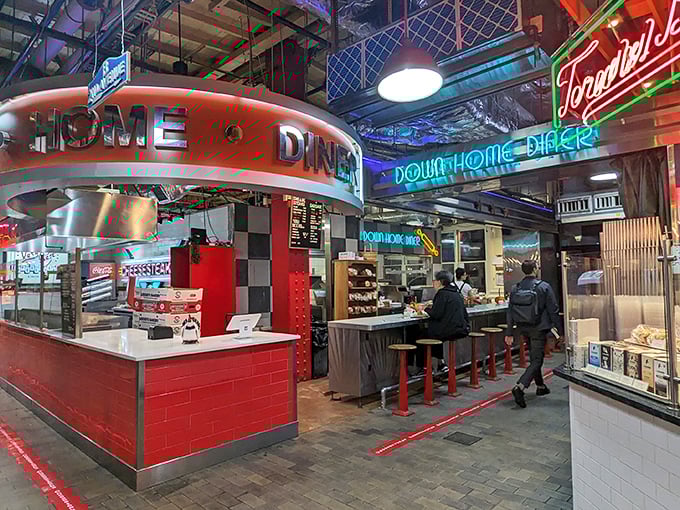 Hidden inside Reading Terminal Market, this red checkered counter serves up Philadelphia's best-kept breakfast secret.