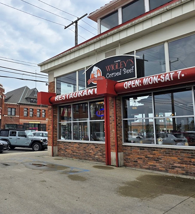 Wigley's straightforward storefront announces its specialty without fanfare – the corned beef inside does all the talking.