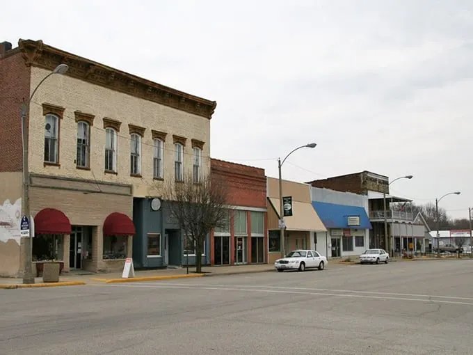 Greenup's main street looks like it hasn't changed its mind—or its storefronts—since Route 40 was America's highway.