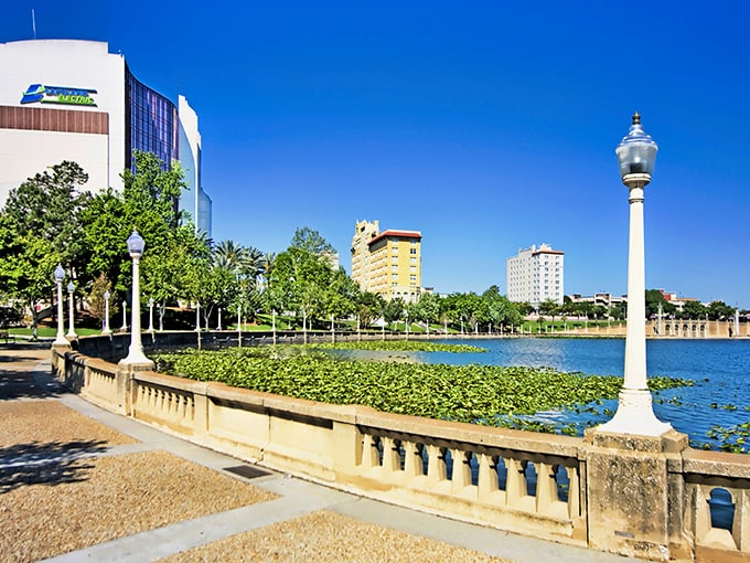 Lakeland's waterfront – where million-dollar views come with decidedly un-million-dollar property taxes.