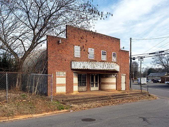 Shelby's art deco Rogers Theatre reminds us of simpler times—and simpler prices! "Let's paint Shelby purple" with affordable living!