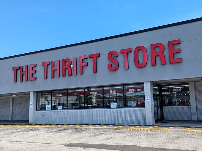 "THE THRIFT STORE" – when your name is this straightforward, your bargains better speak for themselves (and they do!).