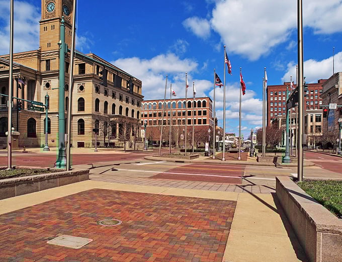 Downtown Canton proves you don't need Wall Street money to enjoy Main Street living.