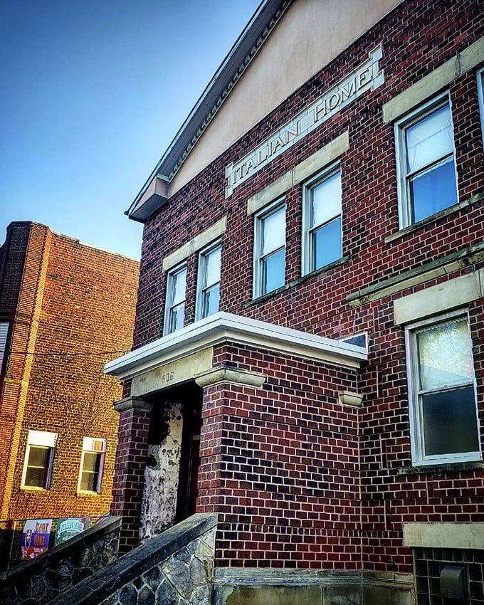 The Italian Home building in Farrell represents the rich cultural heritage of this budget-friendly community perfect for retirement.