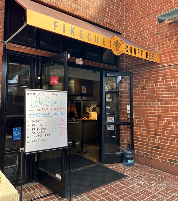 That whiteboard menu at Fikscue isn't just information—it's a treasure map. When they list "brisket" first, they're telling you exactly what you need to know.