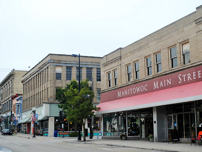 "Manitowoc Main Street" isn't just a sign—it's an invitation to enjoy small-town living where your retirement dollars work overtime.