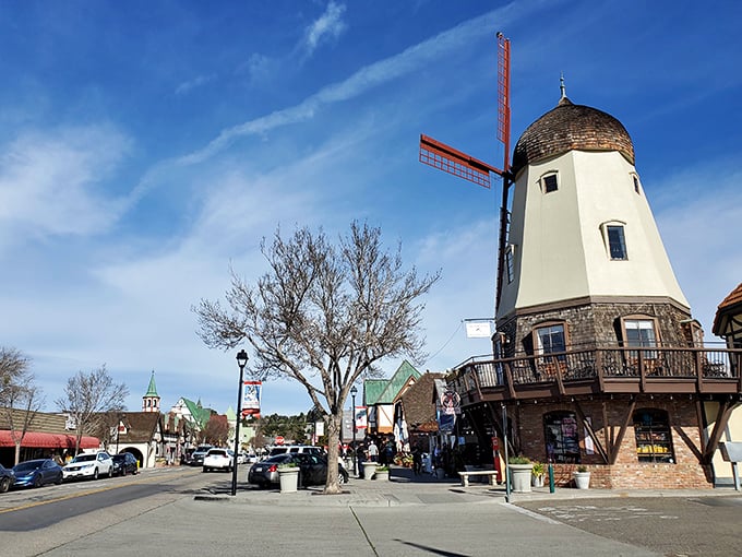 Traditional windmills and half-timbered buildings transport visitors straight to the heart of old Denmark.