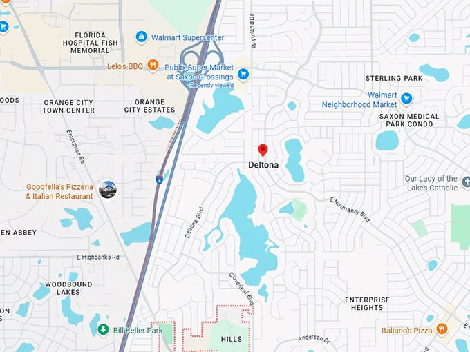 deltona fl map