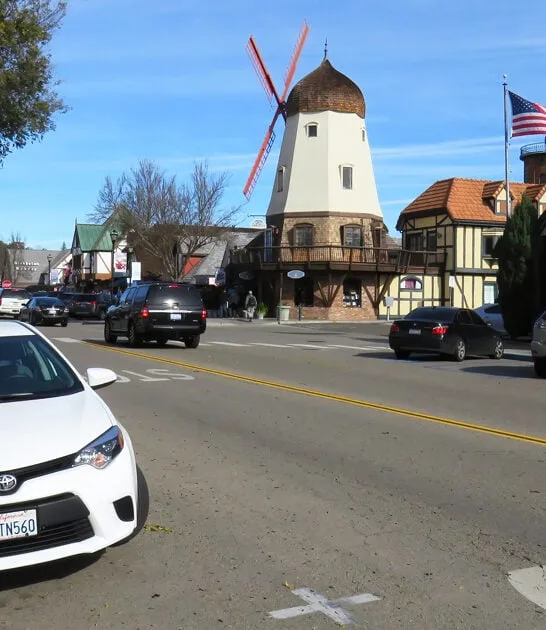 california postcard town destination ftr