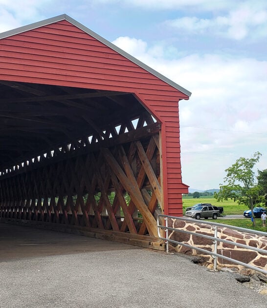covered bridge historic pennsylvania ftr