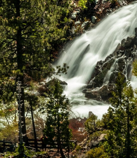 gorgeous tall waterfall california ftr