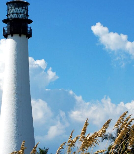 lighthouse florida picturesque postcard ftr