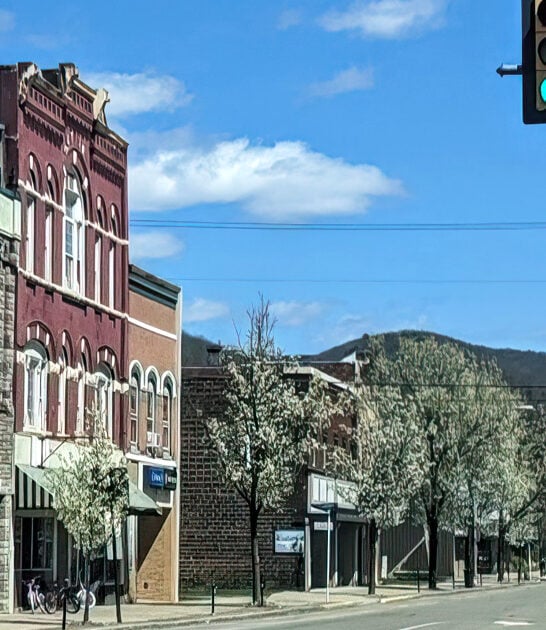 postcard budget town pennsylvania ftr