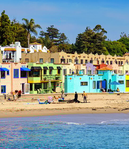 scenic coastal california town ftr
