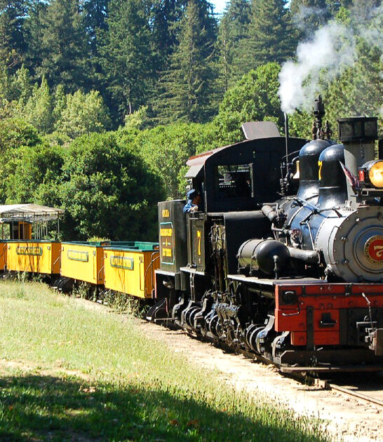 scenic train california redwood ftr