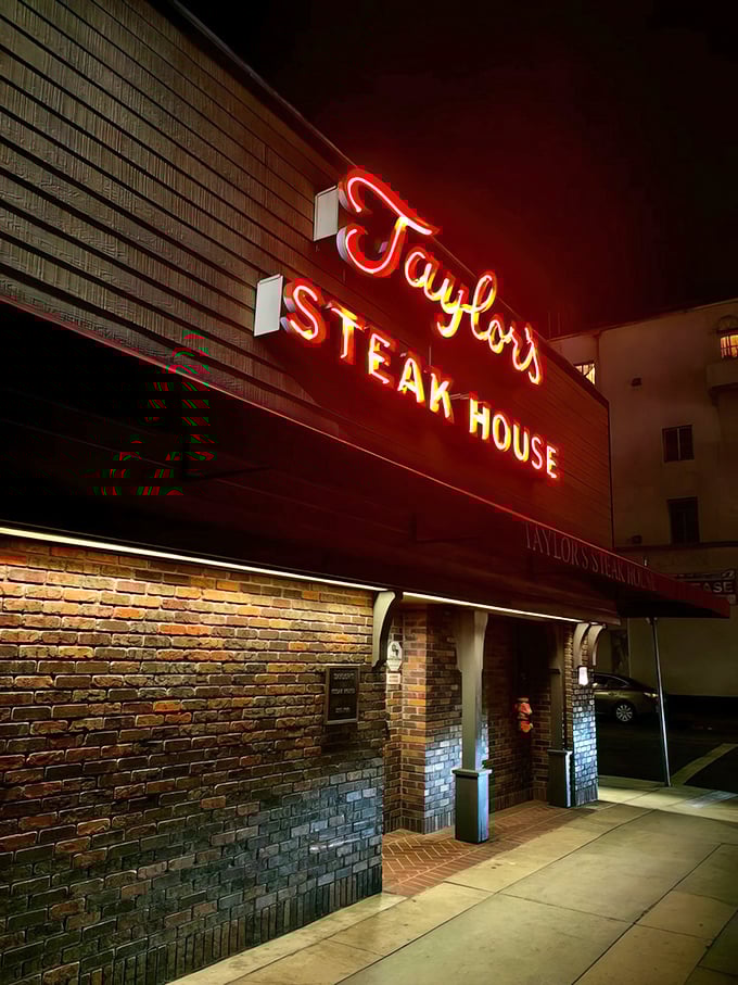 That iconic red neon glow isn't just a sign—it's a beacon calling to serious steak lovers across Los Angeles.