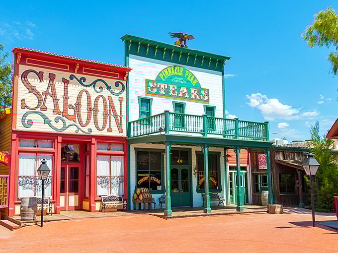 Step into a Western movie set that happens to serve incredible steaks. The vibrant facade of Pinnacle Peak promises an experience straight out of Tombstone.