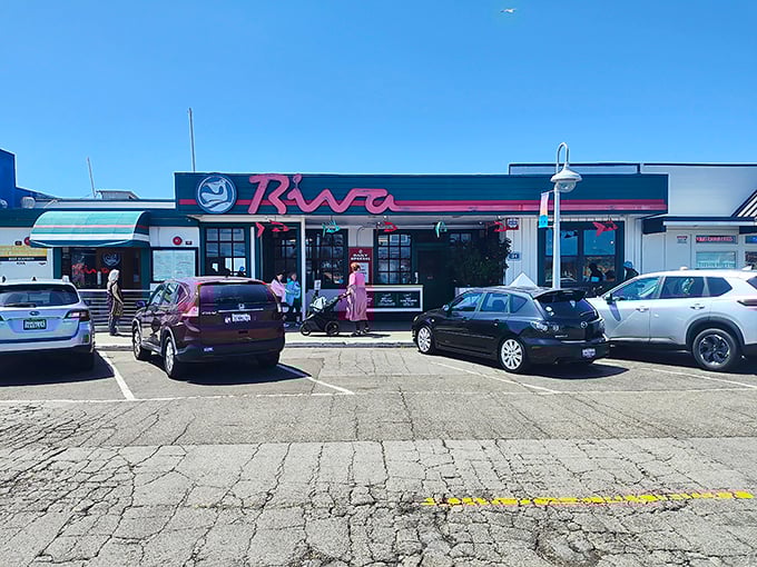 Seafood pilgrims gather at this unassuming shrine to ocean bounty, where the parking lot's cracks tell tales of countless satisfied diners.