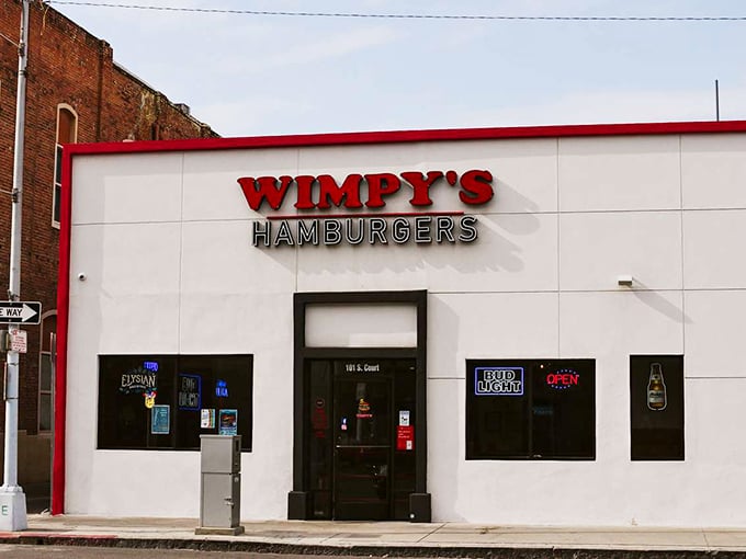 Behind the plain white walls and bold red letters lies the best kind of food discovery—big flavor, no fuss.