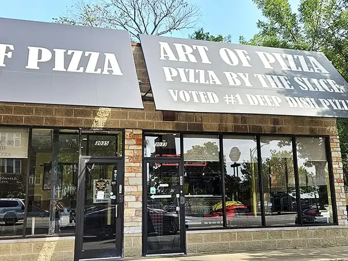 Proudly declaring its "#1 Deep Dish" status, Art of Pizza doesn't need flashy gimmicks when the food speaks volumes louder than any neon sign could.