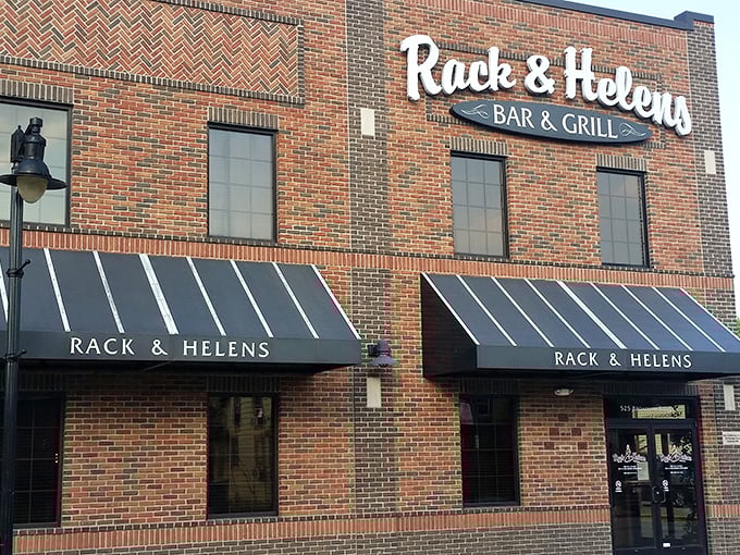 The brick façade of Rack & Helen's stands proudly in New Haven, like that reliable friend who always knows exactly what you need before you do.