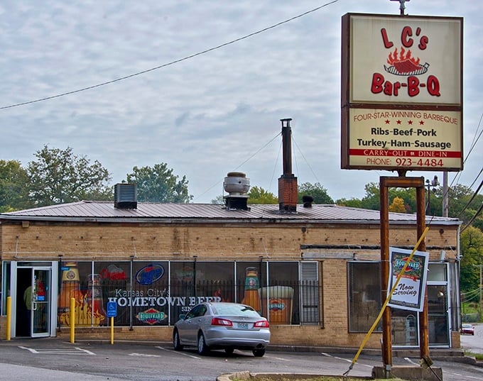 That iconic sign promises "Four-Star-Winning Barbecue" – a claim that generations of Kansas City meat lovers will happily verify.